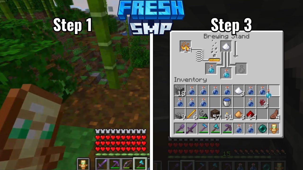 Three Best Early Game Ways To Get Money On The Fresh SMP - YouTube