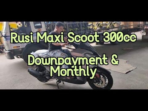 Rusi Maxi Scooter 300cc - YouTube
