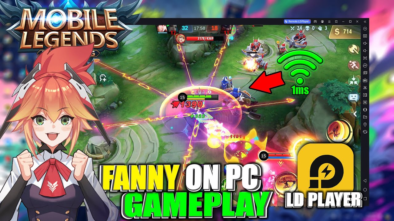 MOBILE LEGENDS PC EMULATOR LD PLAYER 9 120 FPS GAMEPLAY 2024 - YouTube
