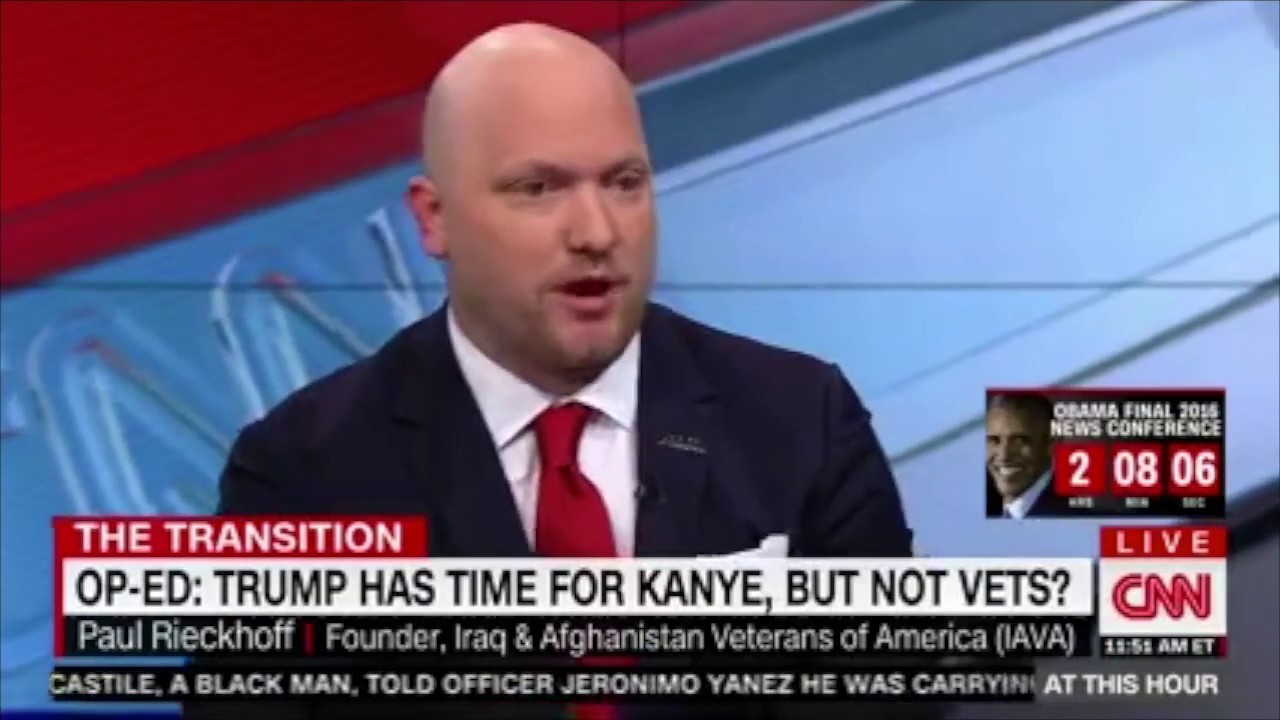 Paul Rieckhoff CNN At This Hour Discussing VA Secretary Selection - YouTube