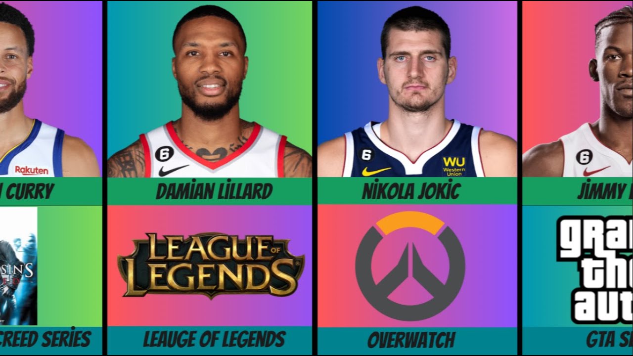 Famous NBA Players And Their Favorite Video Games - YouTube
