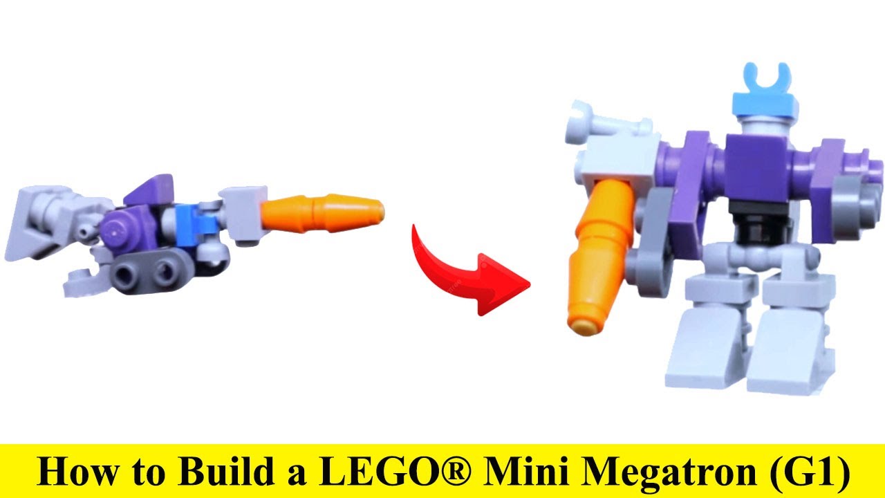 How to Build a LEGO® Mini Megatron (G1) - YouTube
