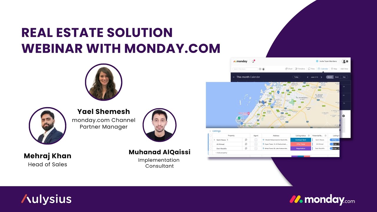 MUST WATCH! Real Estate Solution /w monday.com - Webinar - YouTube