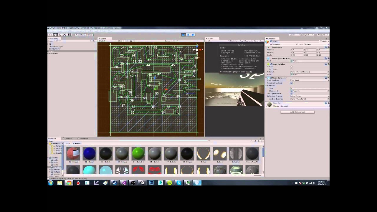 Unity AI Pathfinding test - YouTube