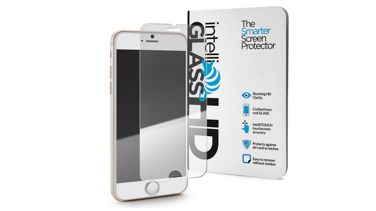 intelliARMOR intelliGLASS HD for the Apple iPhone 6 PLUS - YouTube