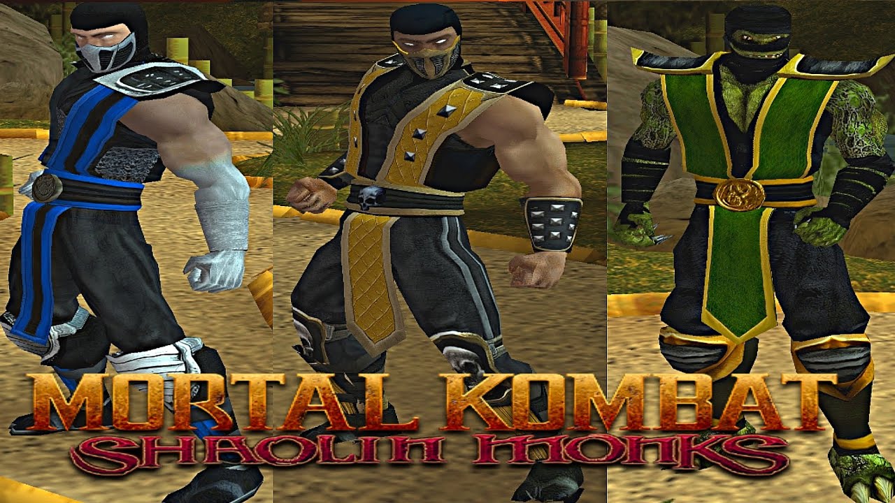 Ninjas cinematic outfit Skins Mods(Mod Mortal Kombat Shaolin MonksPS2 ...