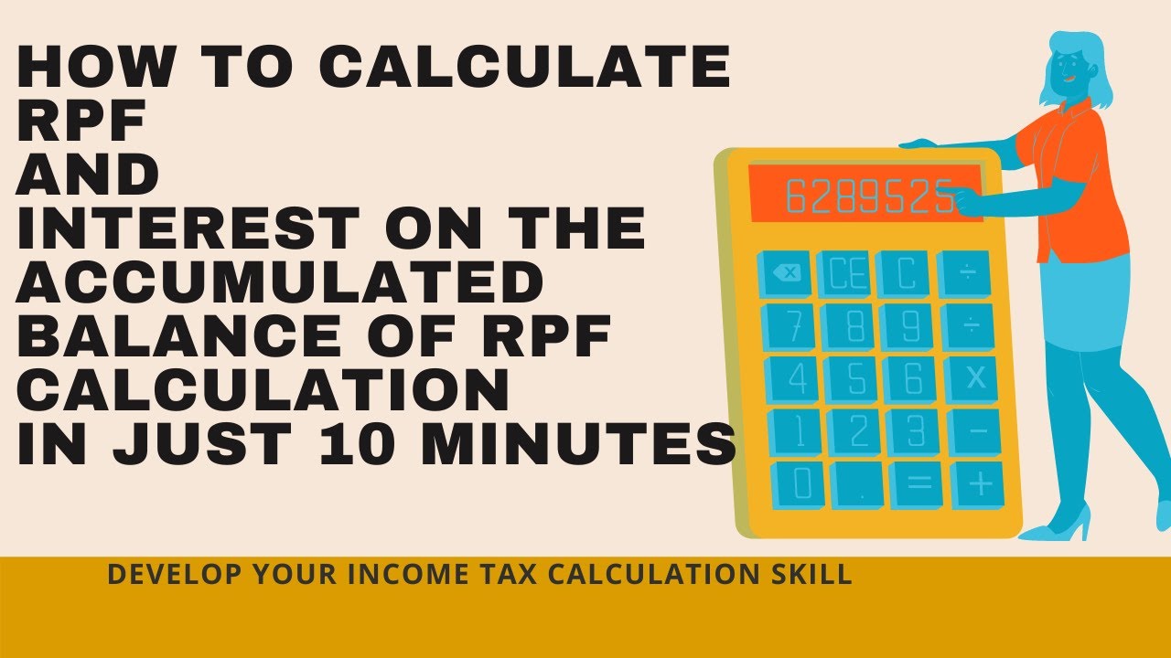Income tax Salary calculation | Taxable salary and RPF interest thereon ...
