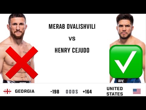 Henry Cejudo vs Merab Dvalishvili Prediction | UFC 298 - YouTube