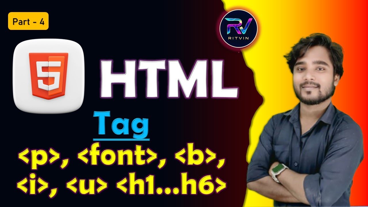 HTML Basic Tag in hindi | html tutorial| Part - 4 - YouTube