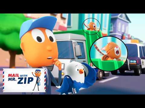 NEW! Lost Cat Song 😺 | Mail with Mr.ZIP Mailman Cartoons | Fun Videos for Kids & Families
