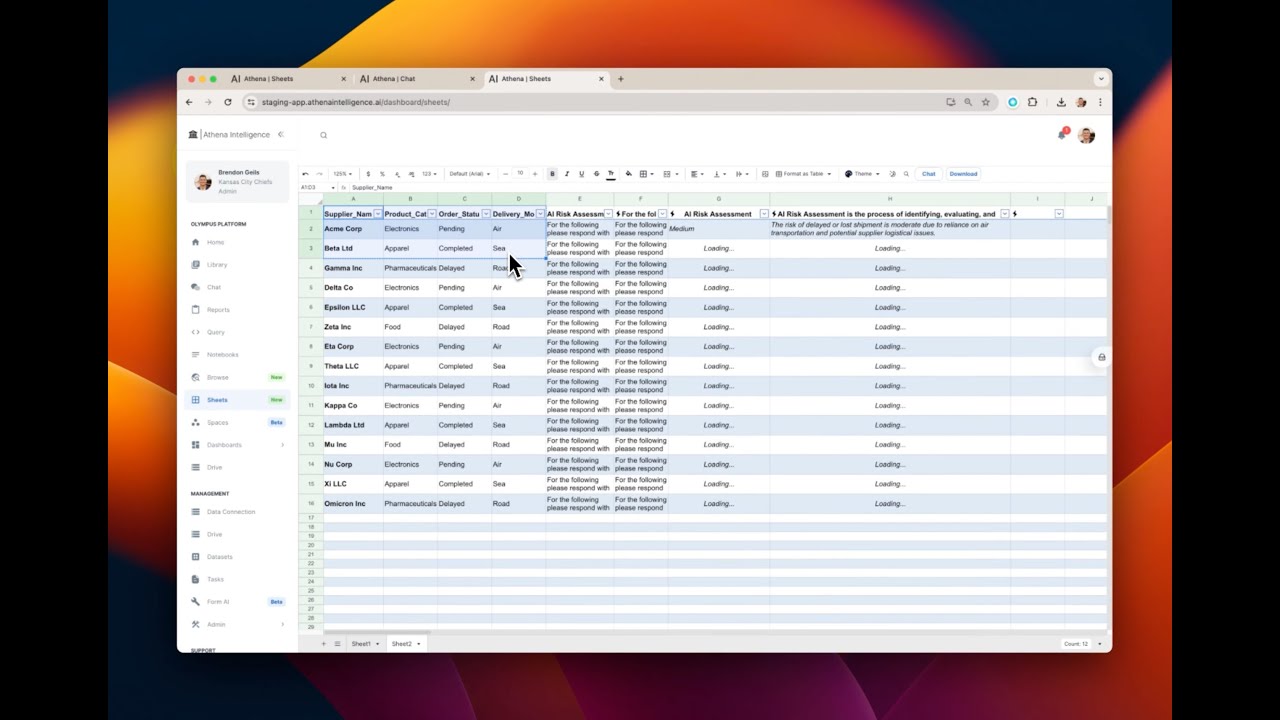 Athena Sheets - YouTube
