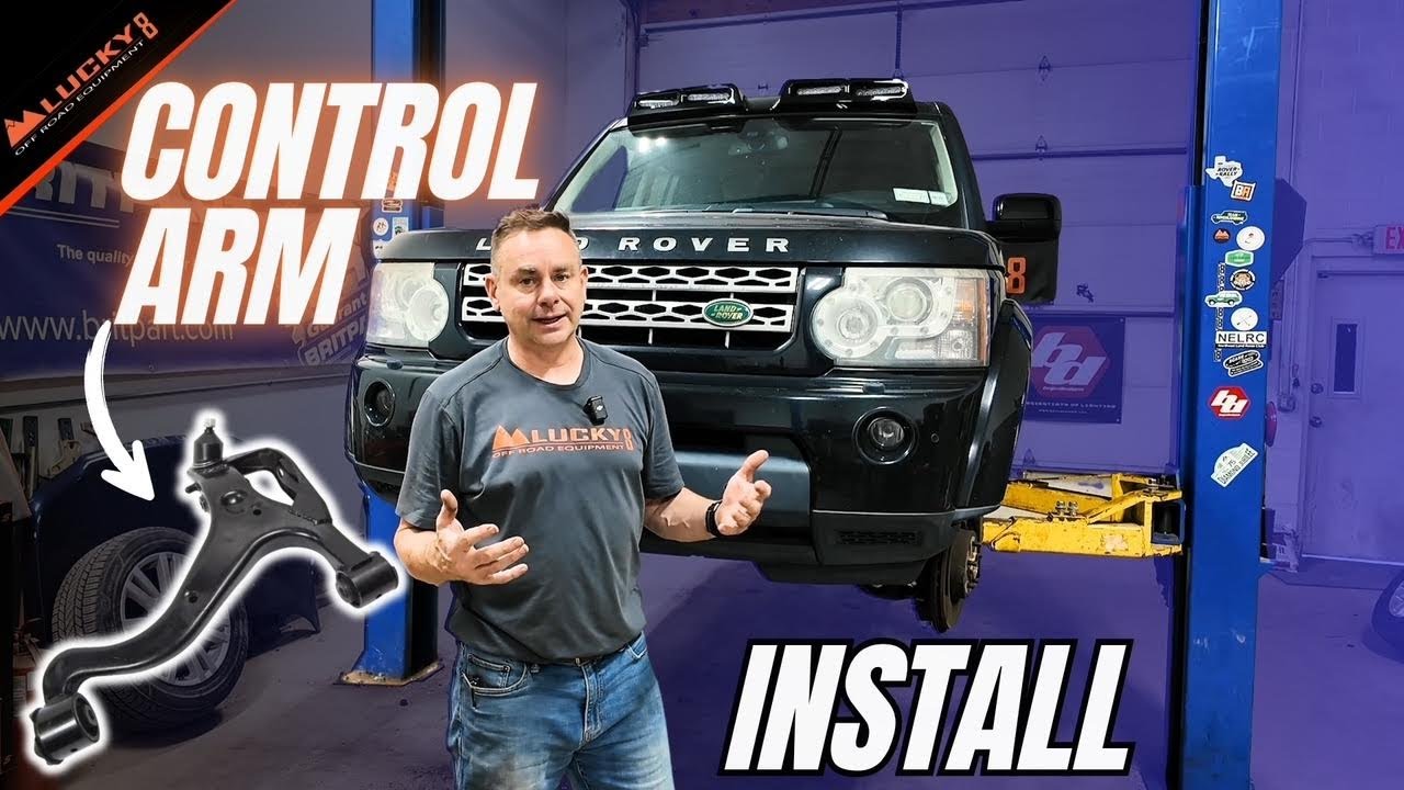 How to Install Front Control Arms on Land Rover LR3 LR4 Range Rover ...