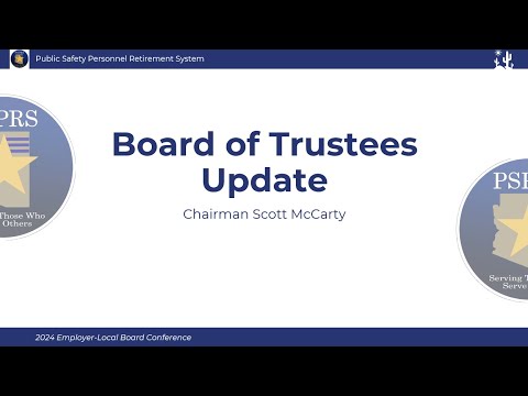 Introduction, Board and Agency Updates - 2024 PSPRS Conference - YouTube