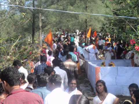 Kerala hill top view kalimala temple ponkala - YouTube