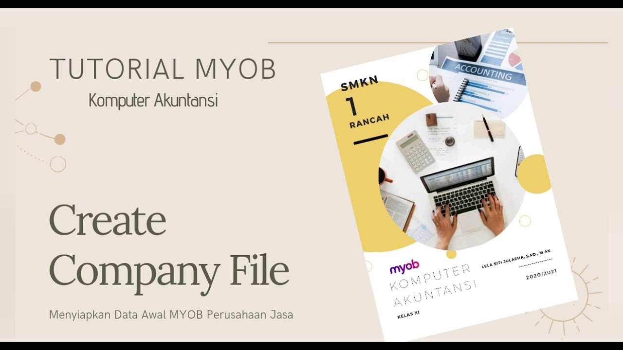 Tutorial MYOB - Create Company File - YouTube