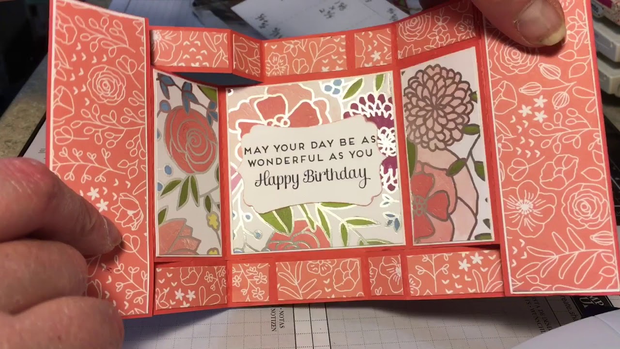 2- Super FANCY FOLD CARDS!!!!!! Stampin’ Up! Sweet Soirée - YouTube