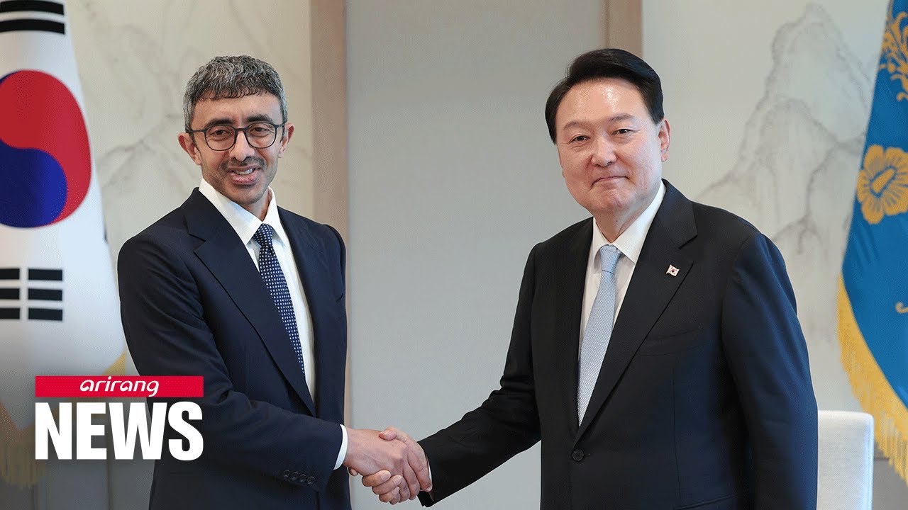 Pres. Yoon tells UAE Foreign Minister that he wants to strengthen ...