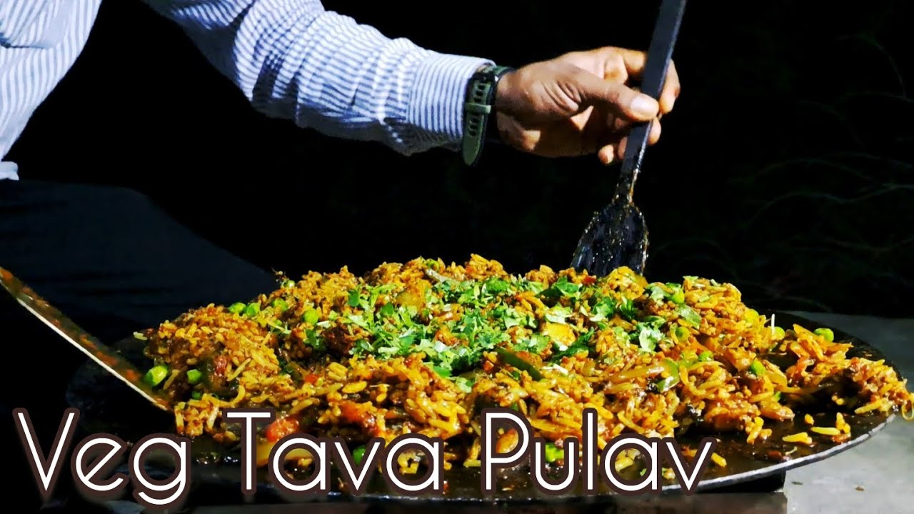 Veg Tava Pulav recipe | - YouTube