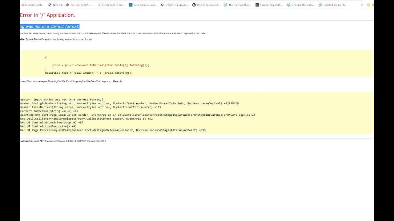 Fix :Unable to cast object of type 'WebControls.DataControlFieldCell' to type 'System ...