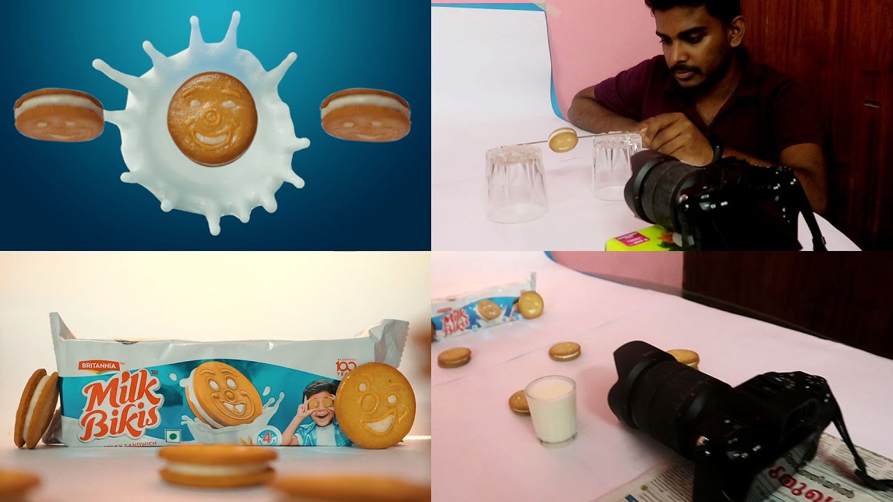 I made a Biscuit Commercial at home | Milk Bikis ad - YouTube