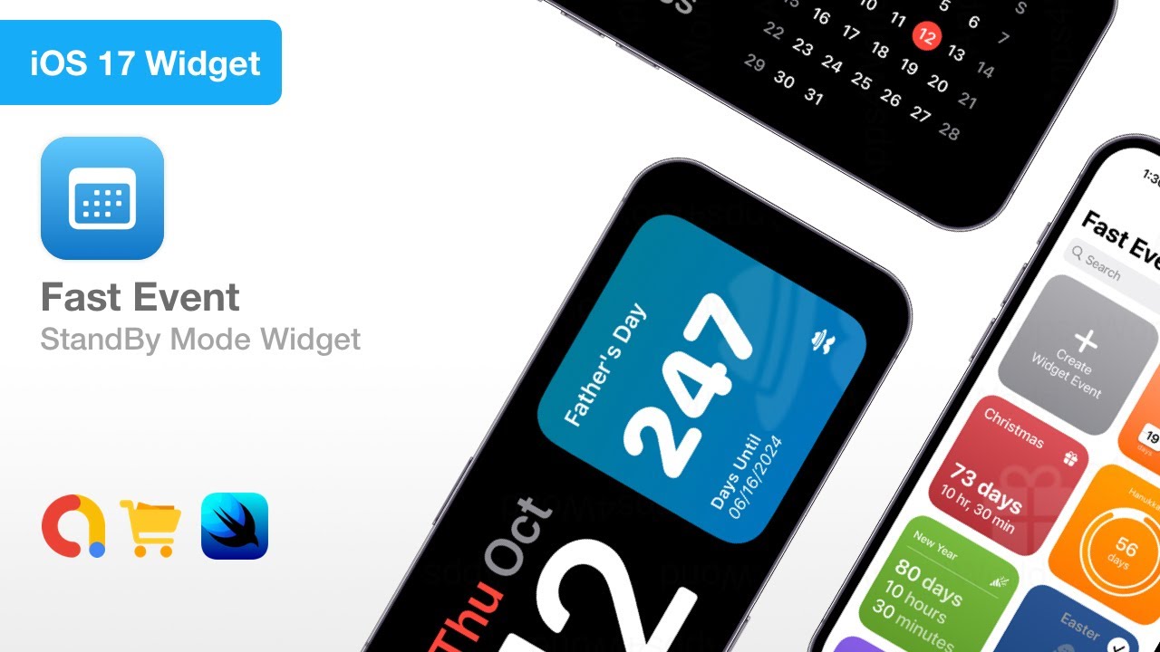 Fast Event - iOS 17 StandBy Mode Widget | Full SwiftUI Source Code ...