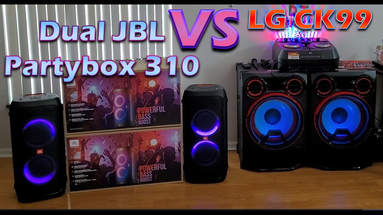 Dual Partybox 310 TWS Setup vs LG CK99 Real Review - YouTube