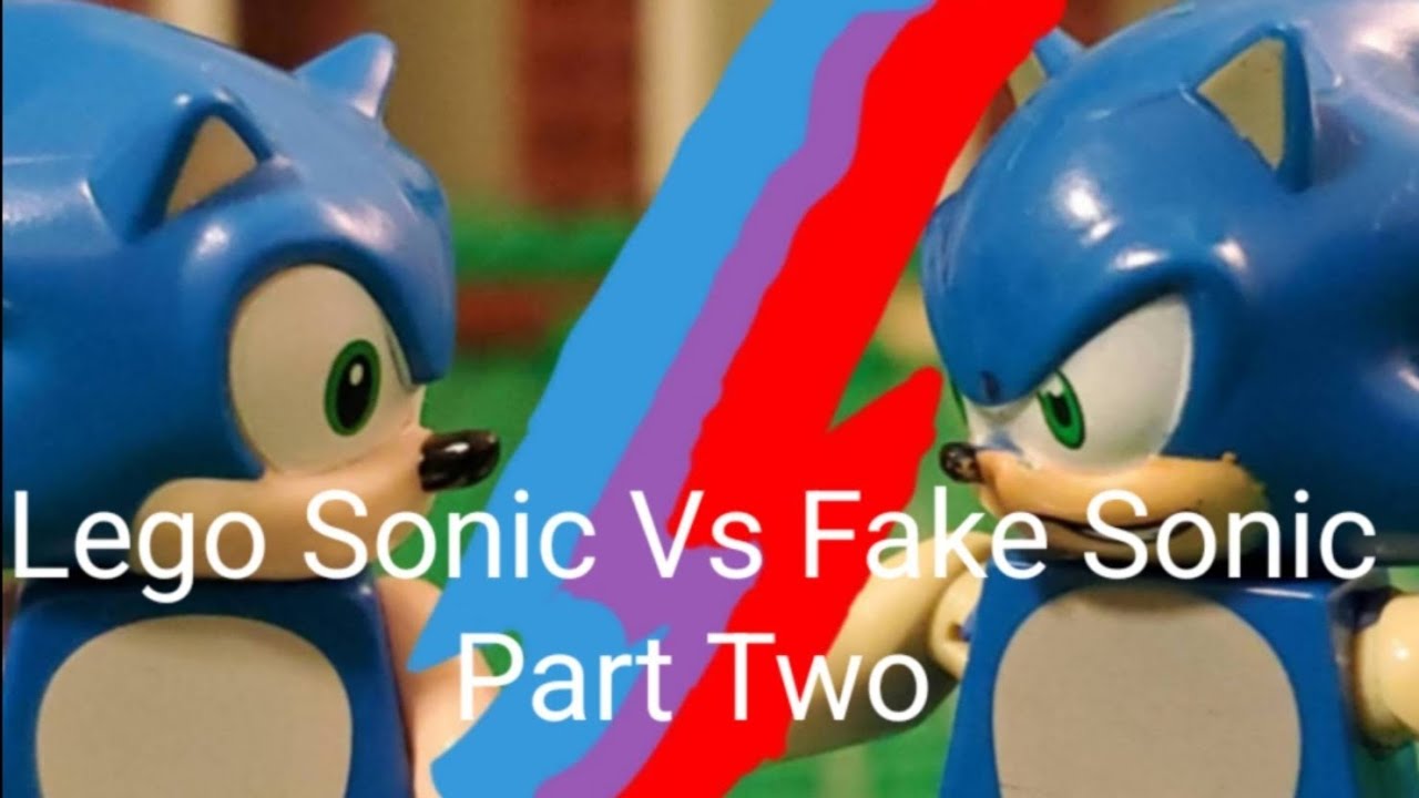 Sonic vs fake sonic part 2 - YouTube