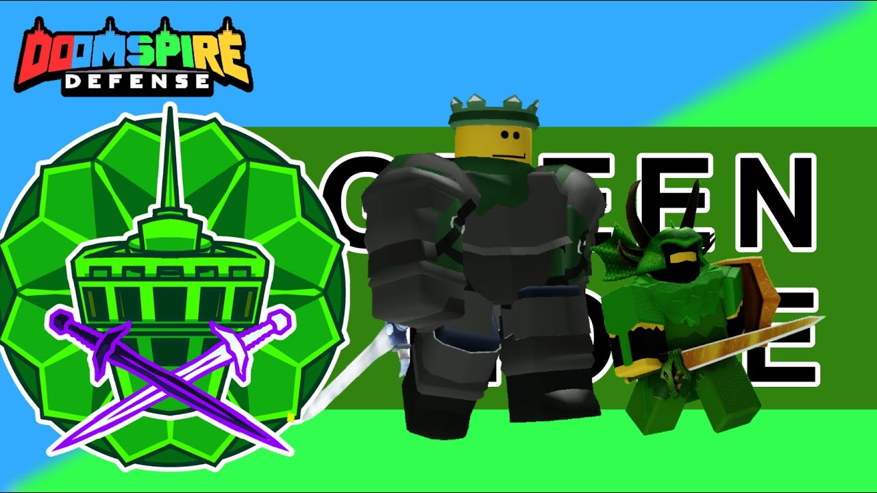 Doing green mode! | Doomspire defense | roblox - YouTube