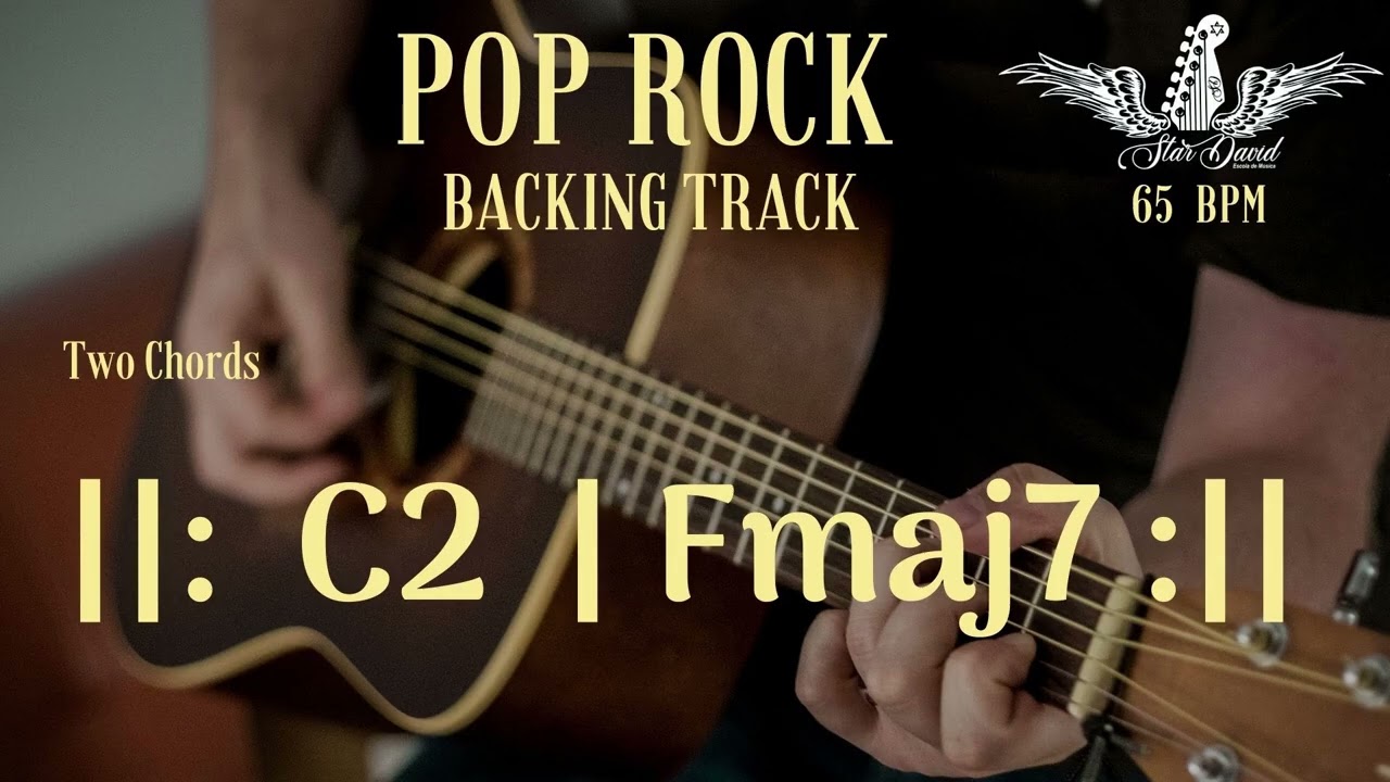 Backing Track Pop Rock Two Chords in C2 Chords - Chordify