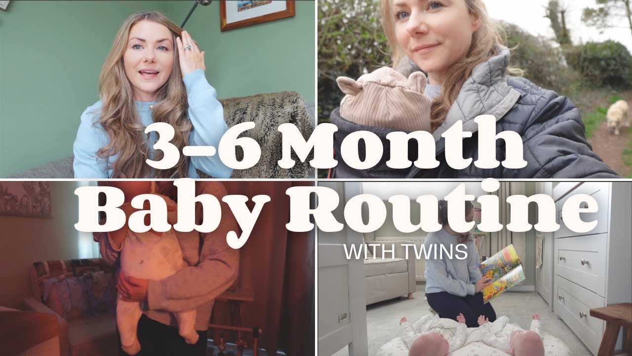 Realistic 3–6 Month Baby Routine | Daily Schedule | UK Twin Mum - YouTube
