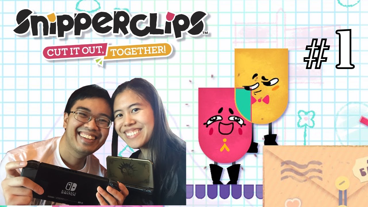 Snipperclips Co-Op Part 1 - Stabby Sticks | Pandas at Play - YouTube