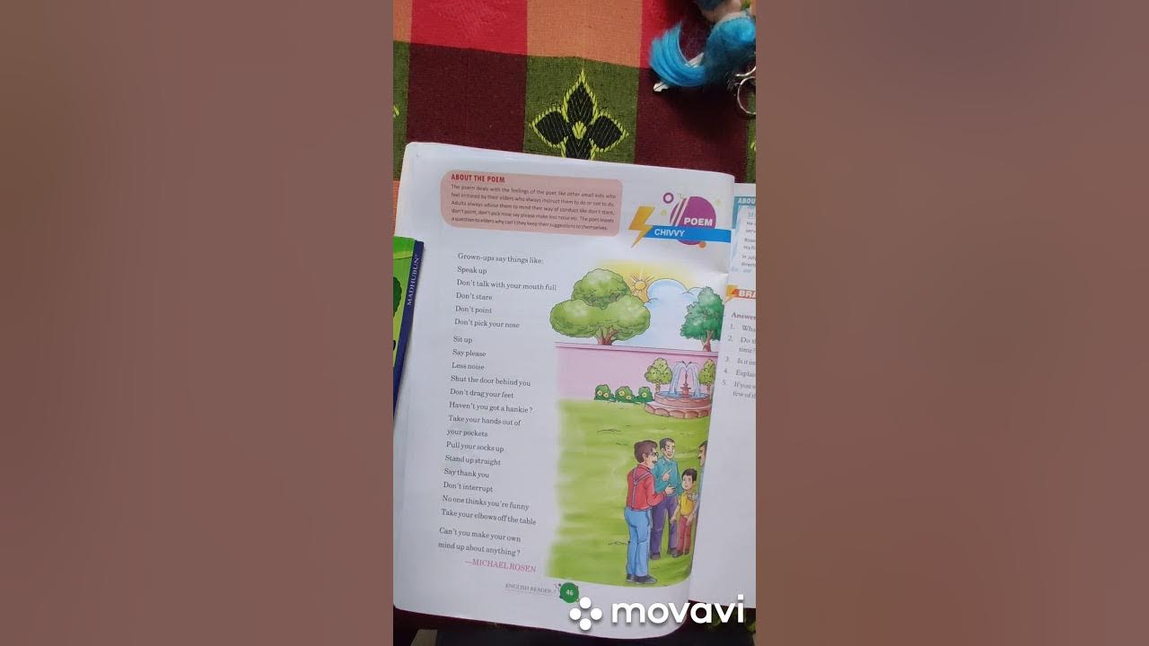 Class 7th English Reader Poem Chivvy YouTube class-7th-english-reader-poem-chivvy-youtube