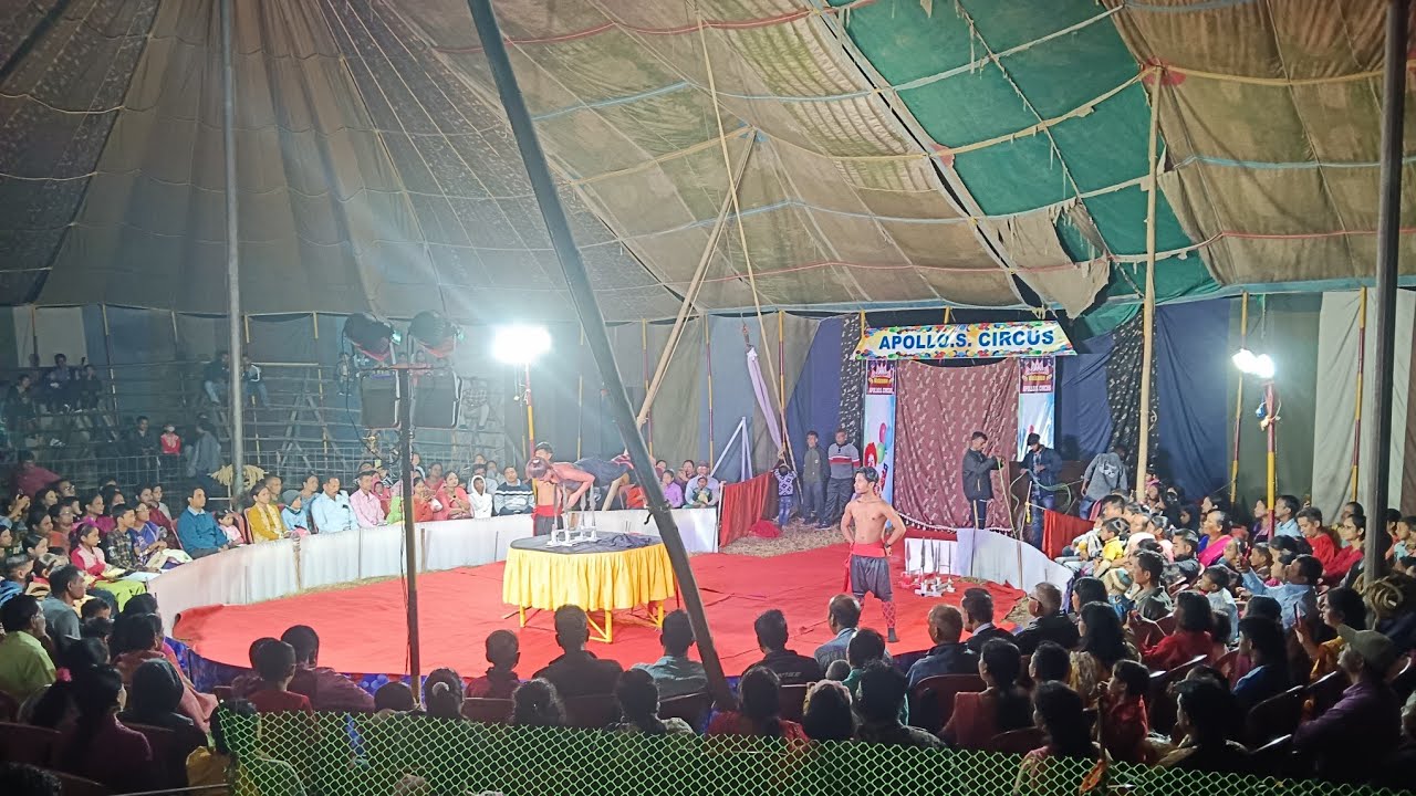 Apollo Circus 🎪 Circus show at Assam || এপলো চাৰ্কাছ ~ Nalbari Rakh ...