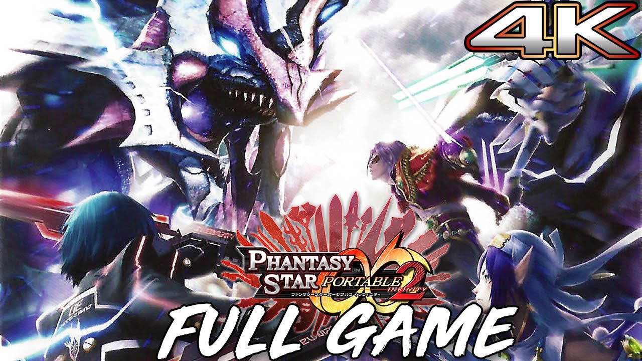 PHANTASY STAR PORTABLE 2 INFINITY REMASTERED FULL GAME (4K 60FPS ...