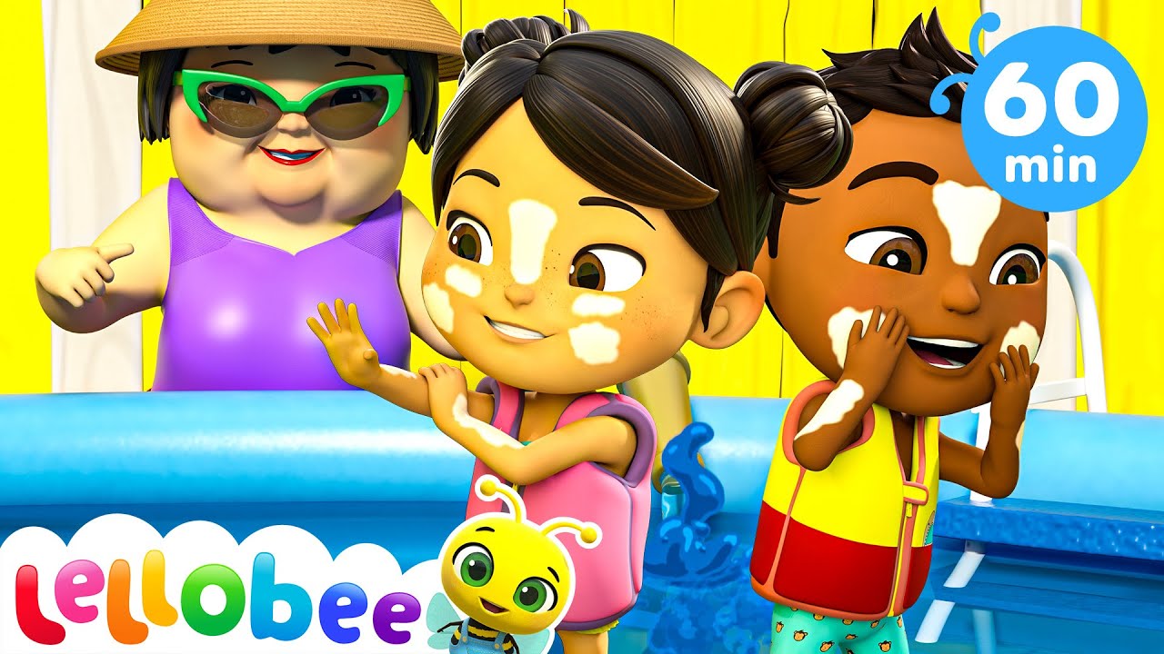 Swimming Pool Splashes! | Kids Learn! | Nursery Rhymes | Sing Along ...