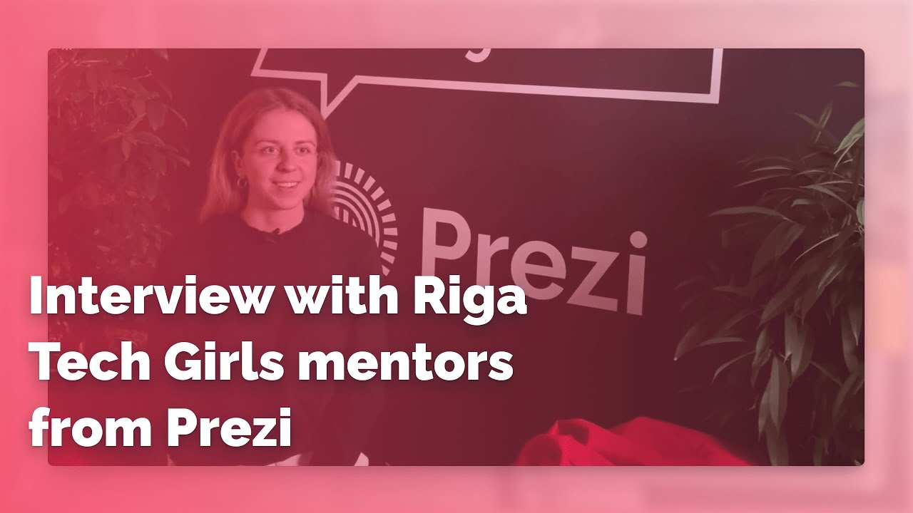Women in tech: Interview with Riga Tech Girls mentors from Prezi - YouTube