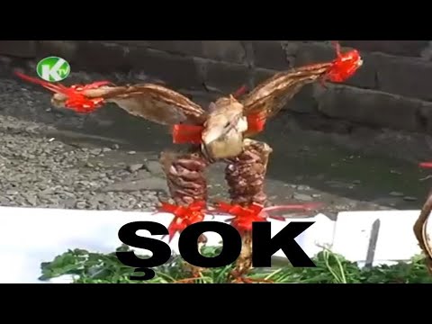 Aşpaz qoyun ətindən qartal kababı bişirdi / Çox maraqlıdı