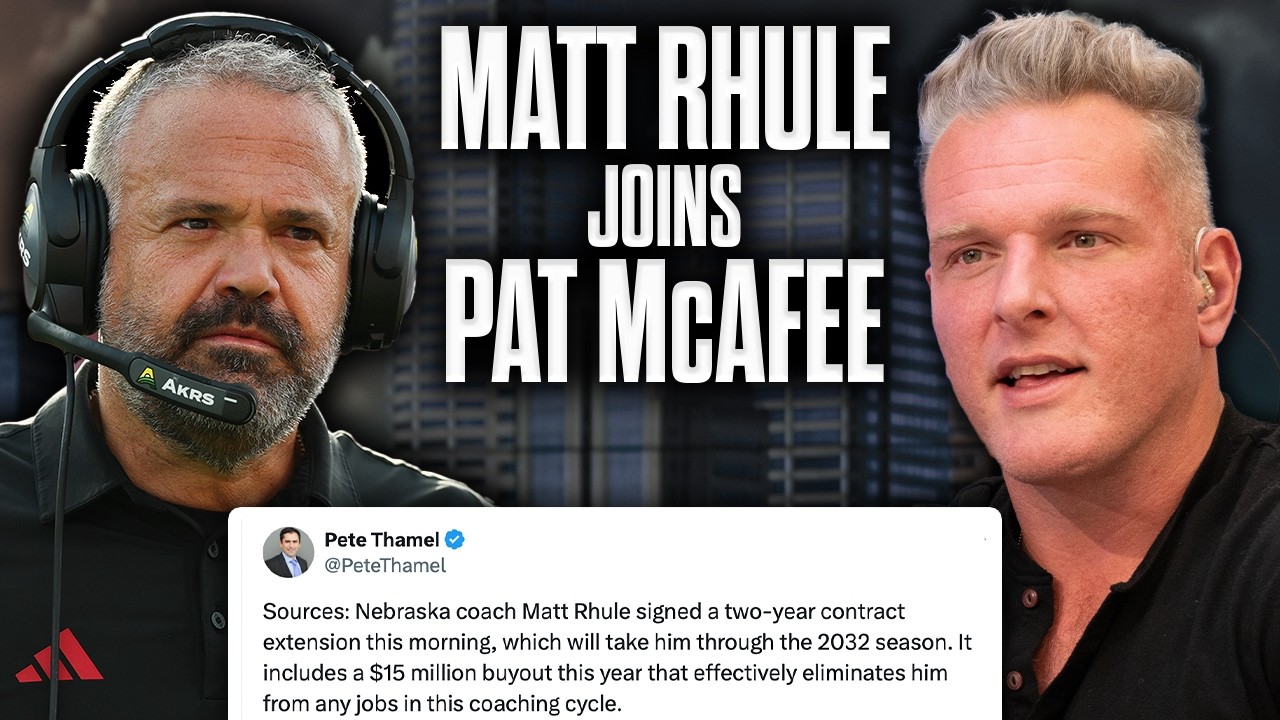 Matt Rhule Joins The Pat McAfee Immediately After Signing MASSIVE ...