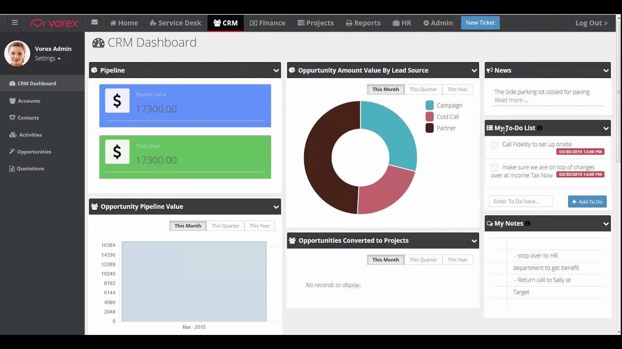 CRM: How to create Activities - YouTube