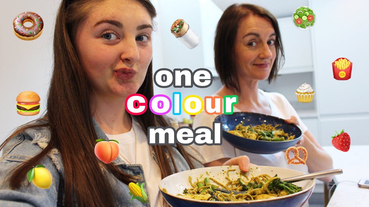 Cooking A Meal Using ONE COLOUR | Erin Rivers - YouTube