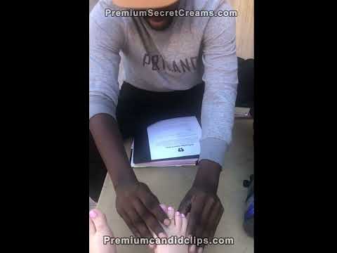 Public College Girls Feet Reflexology Interview 83 - more on websites