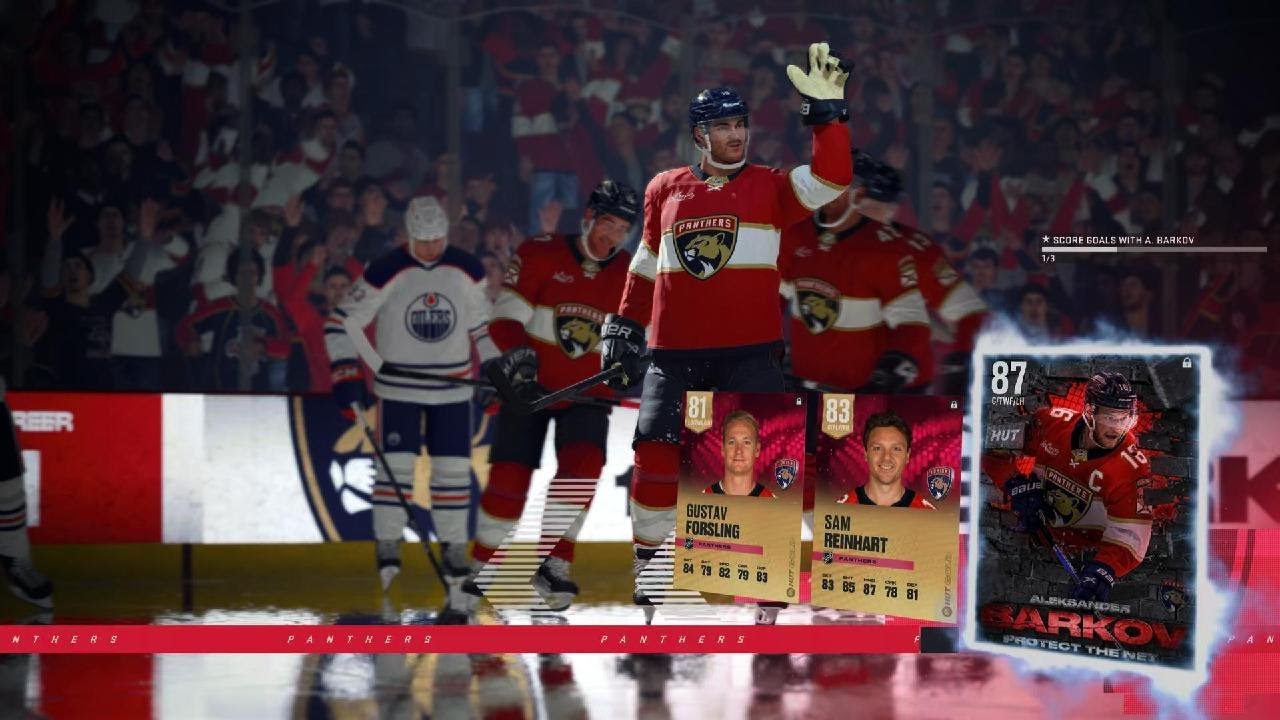 NHL 25 Score 3 Goals With A. Barkov....In Action Cam! - YouTube