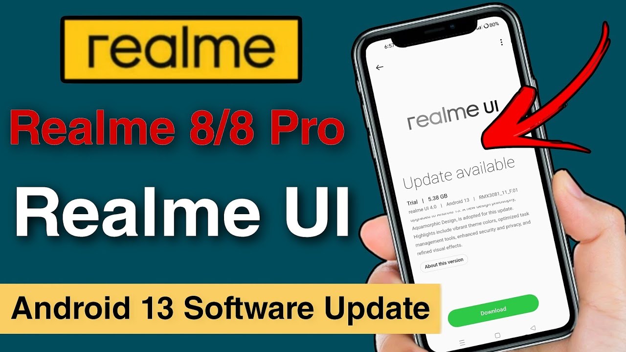 realme 8 pro software update Android 13 | realme 8 pro software update ...