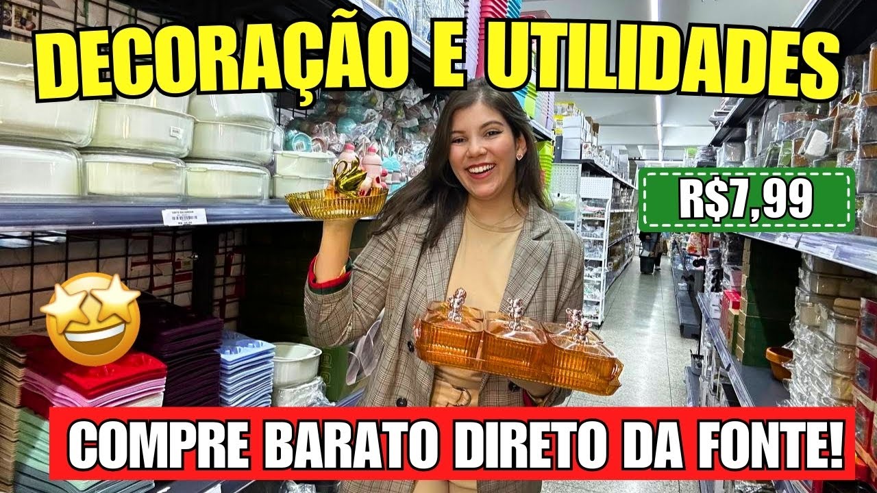 A FONTE PARA COMPRAR TUDO DE DECORAÇÃO PARA CASA E UTILIDADES NO BRÁS ...