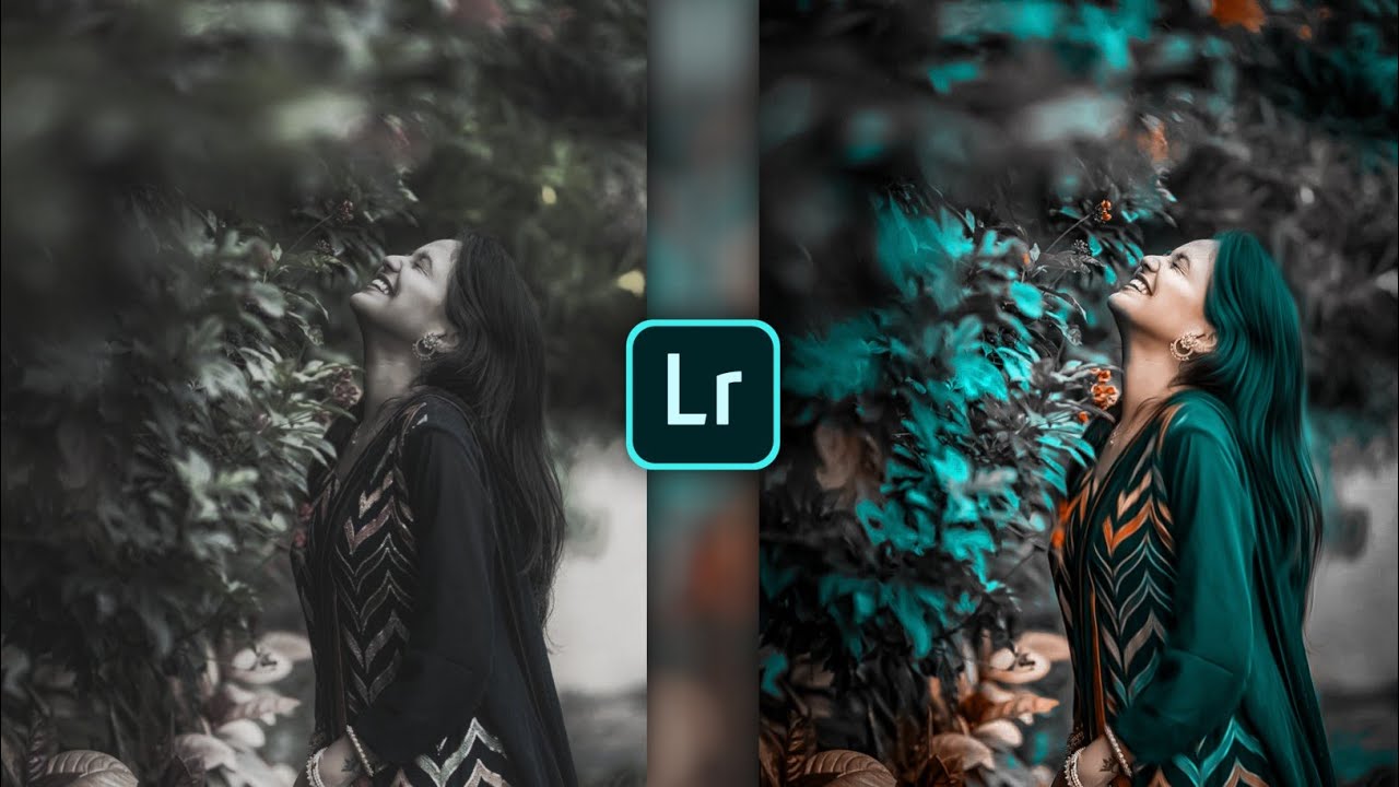 dark and aqua effect realistic background editing lightroom || lr ...
