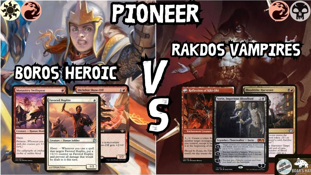 Boros Heroic VS Rakdos Vampires [MTG Pioneer] - YouTube