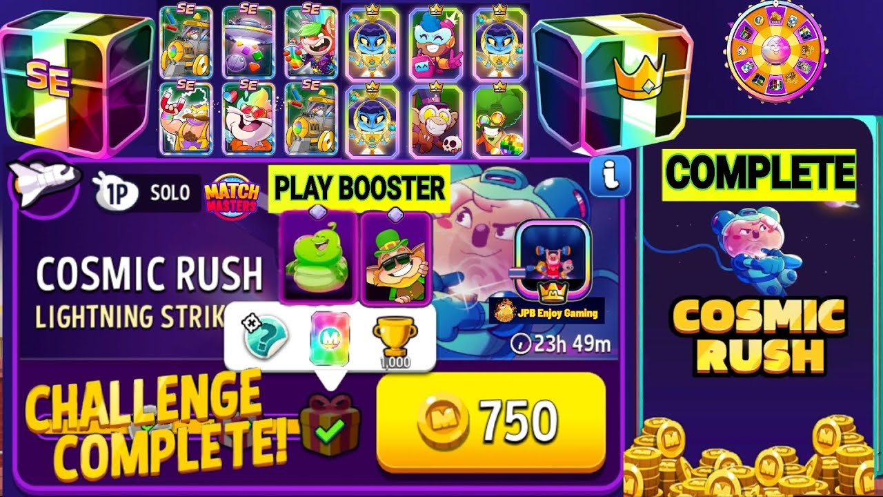 Lightning Strike+Super Sized Solo Challenge Cosmic Rush / Cosmic Rush ...