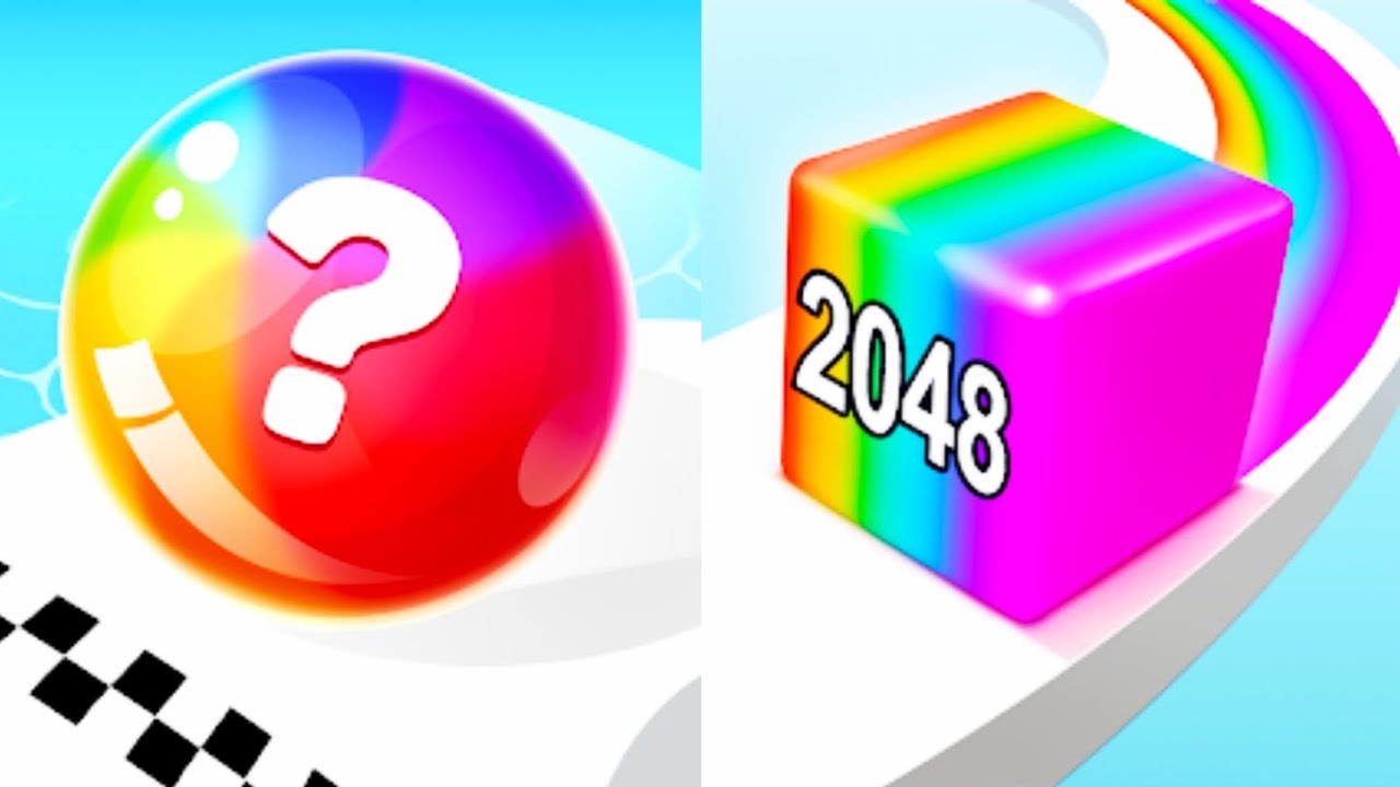 Jelly Run 2048 vs Ball Master 2048 / All Levels Android Gameplay, ASMR ...