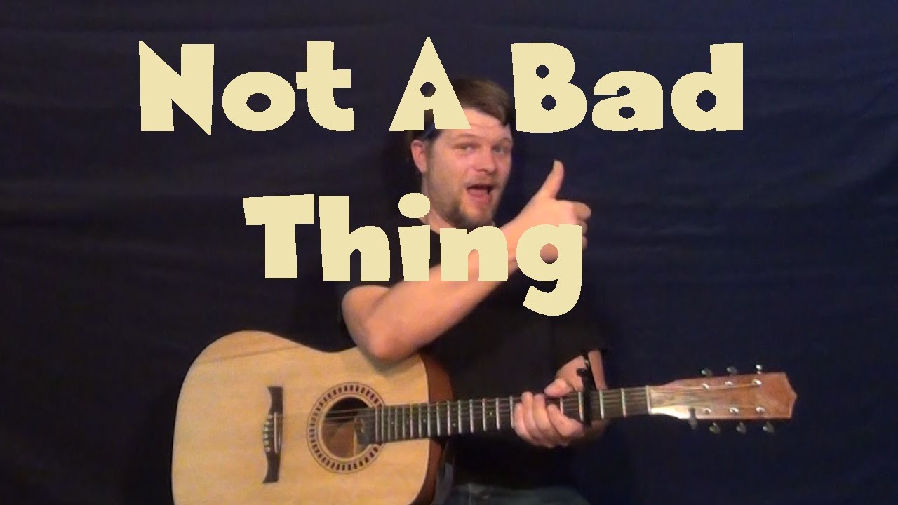 Not A Bad Thing (Justin Timberlake) Easy Guitar Strum Lesson How to ...