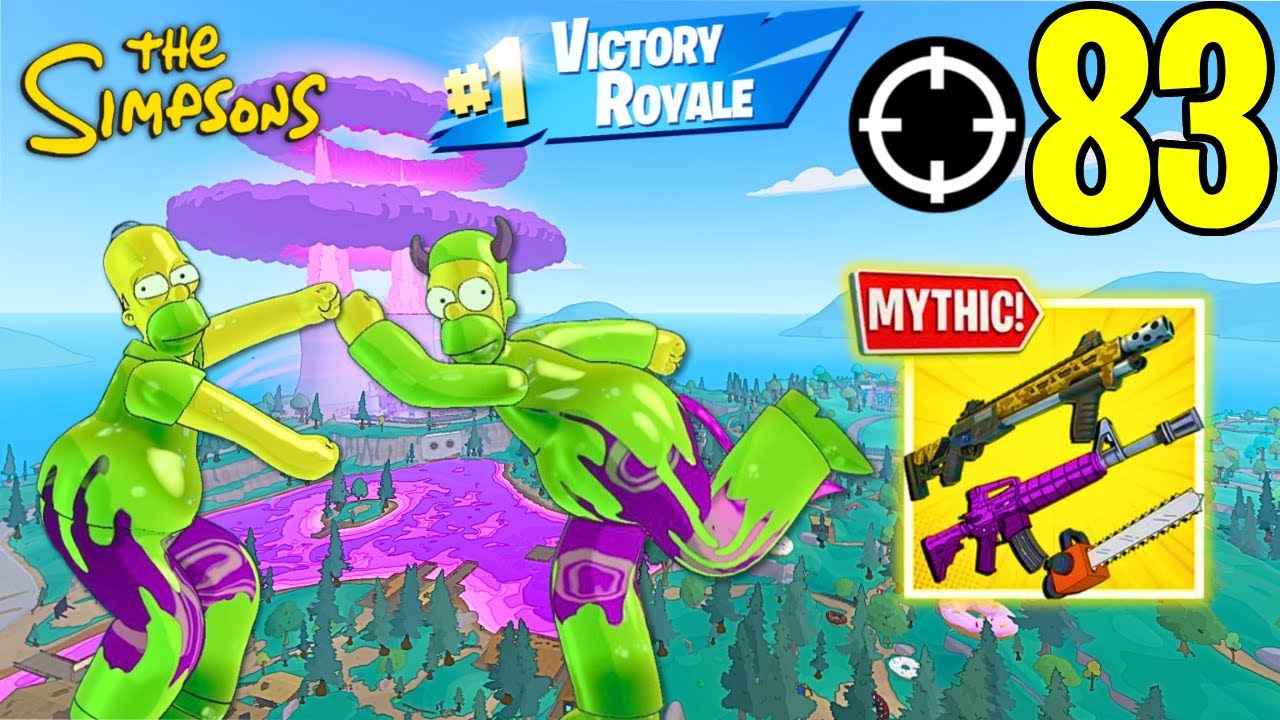 Fortnite The Simpsons | Insane 83 Kill Duo vs Squads Win Gameplay ...